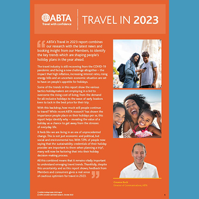 Travel in 2023 | ABTA